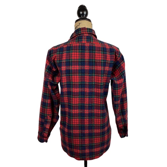 Pendleton | Shirts | Vtg Pendleton Wool Plaid Flannel Shirt Shacket ...